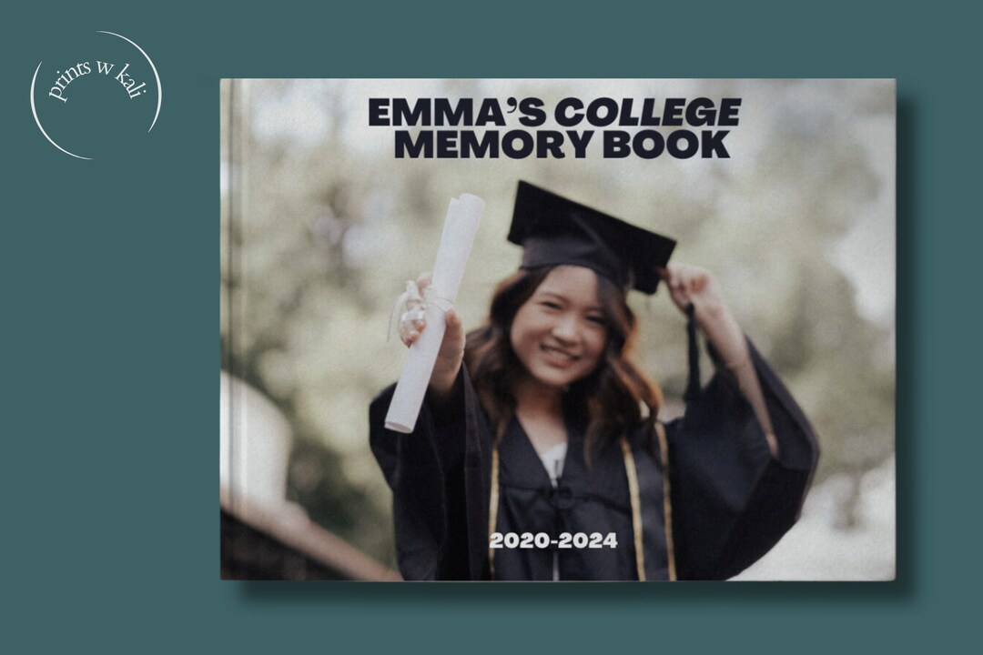 Graduation Memory Book, College Graduation Gift, College Photobook ...