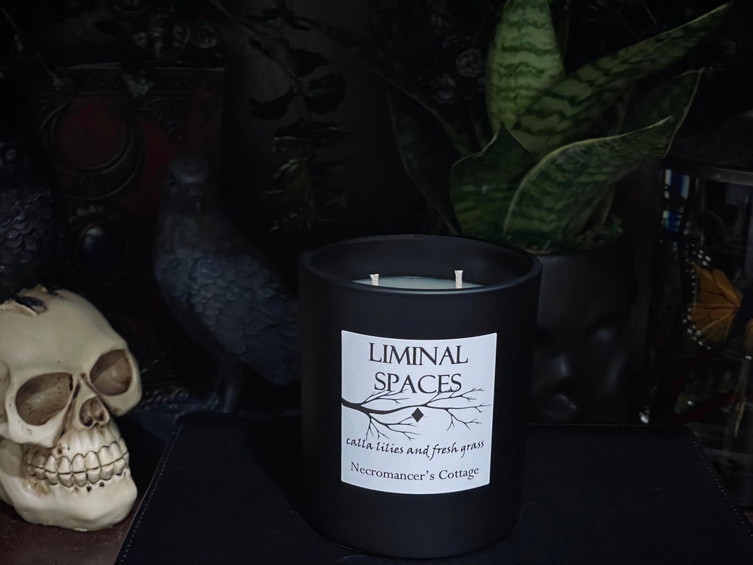 Liminal Spaces Candle (fresh Cut Grass and Calla Lily) - Ritual Candle ...