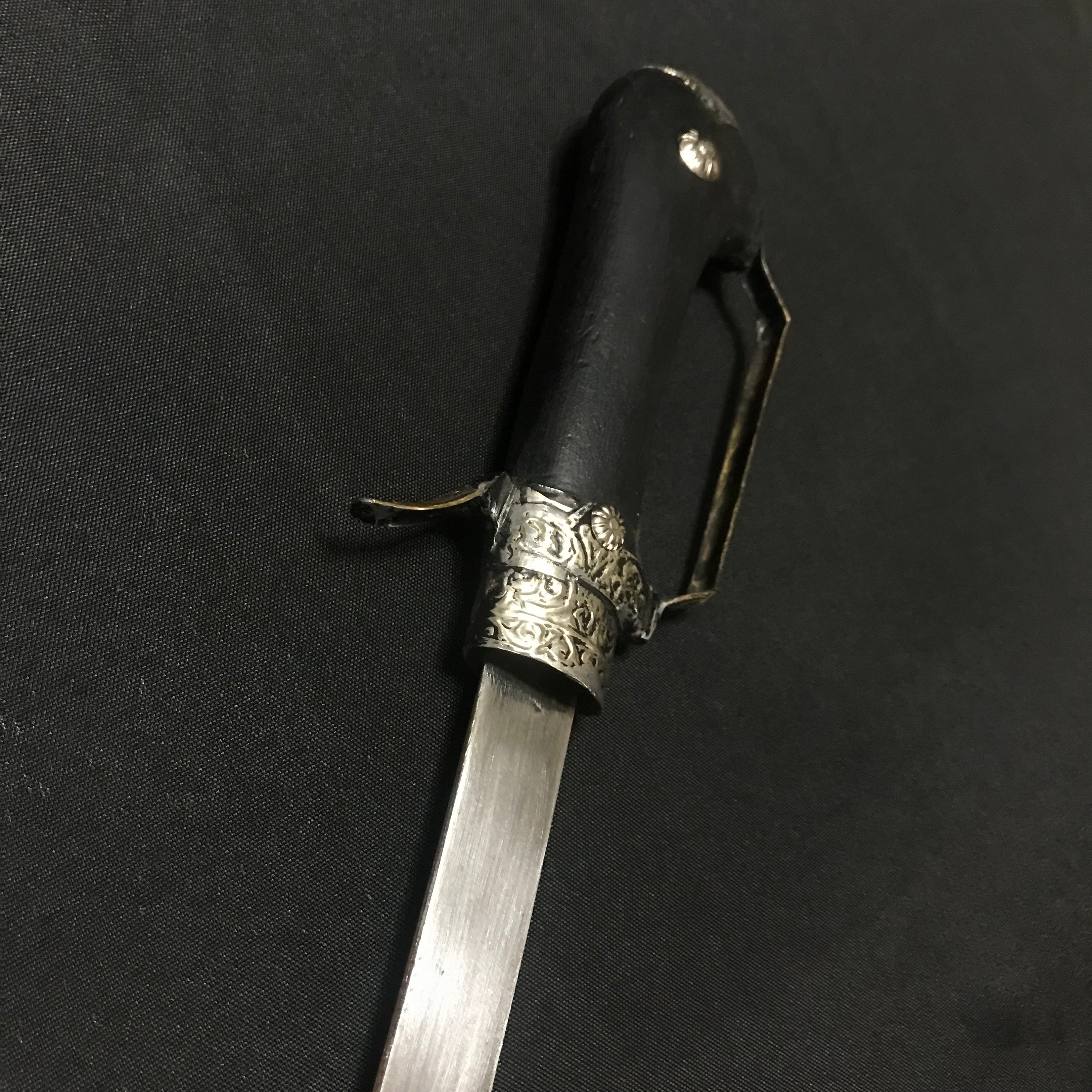 Silver Moroccan Sword Nimcha Saif With Wooden Hilt - Etsy