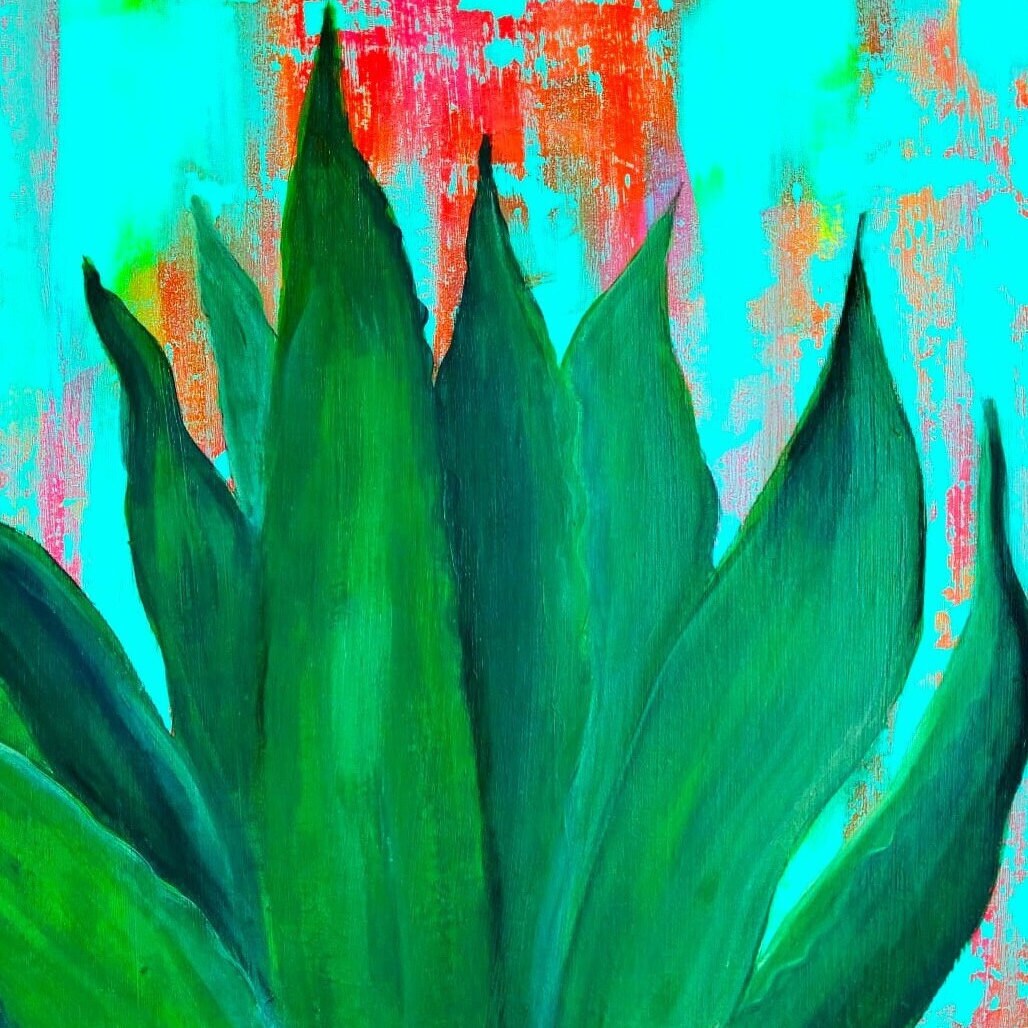 Original Mexican Cactus Painting Inspired by the Vibrant Landscapes of ...