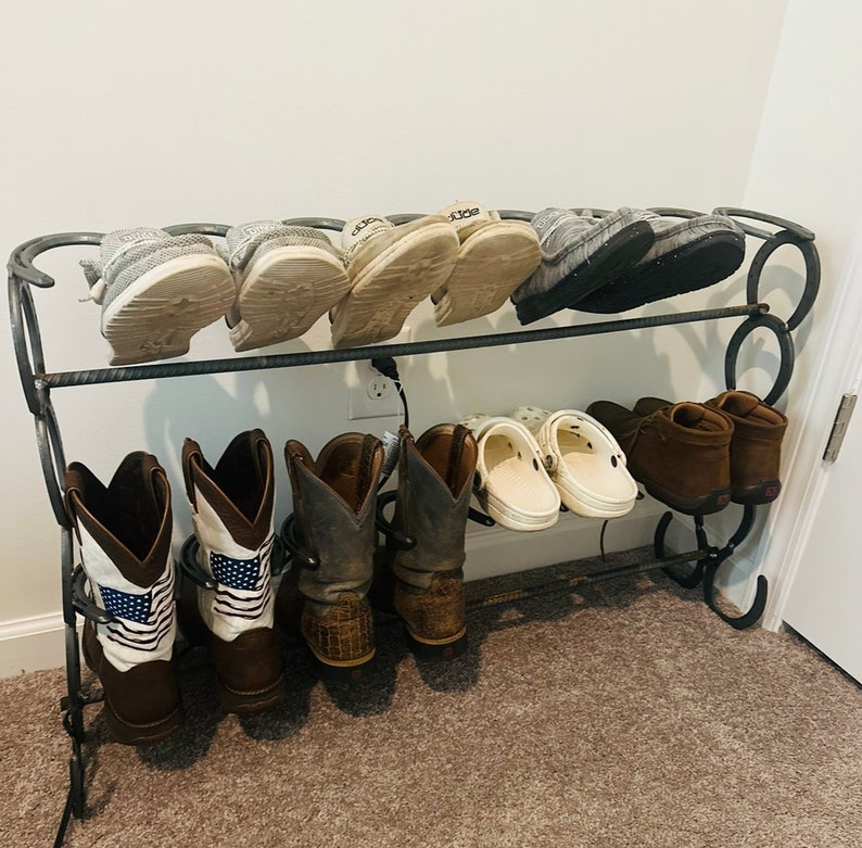 Horseshoe Boot Rack - Etsy