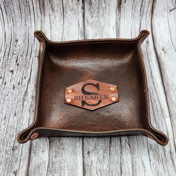 Leather Valet - Etsy