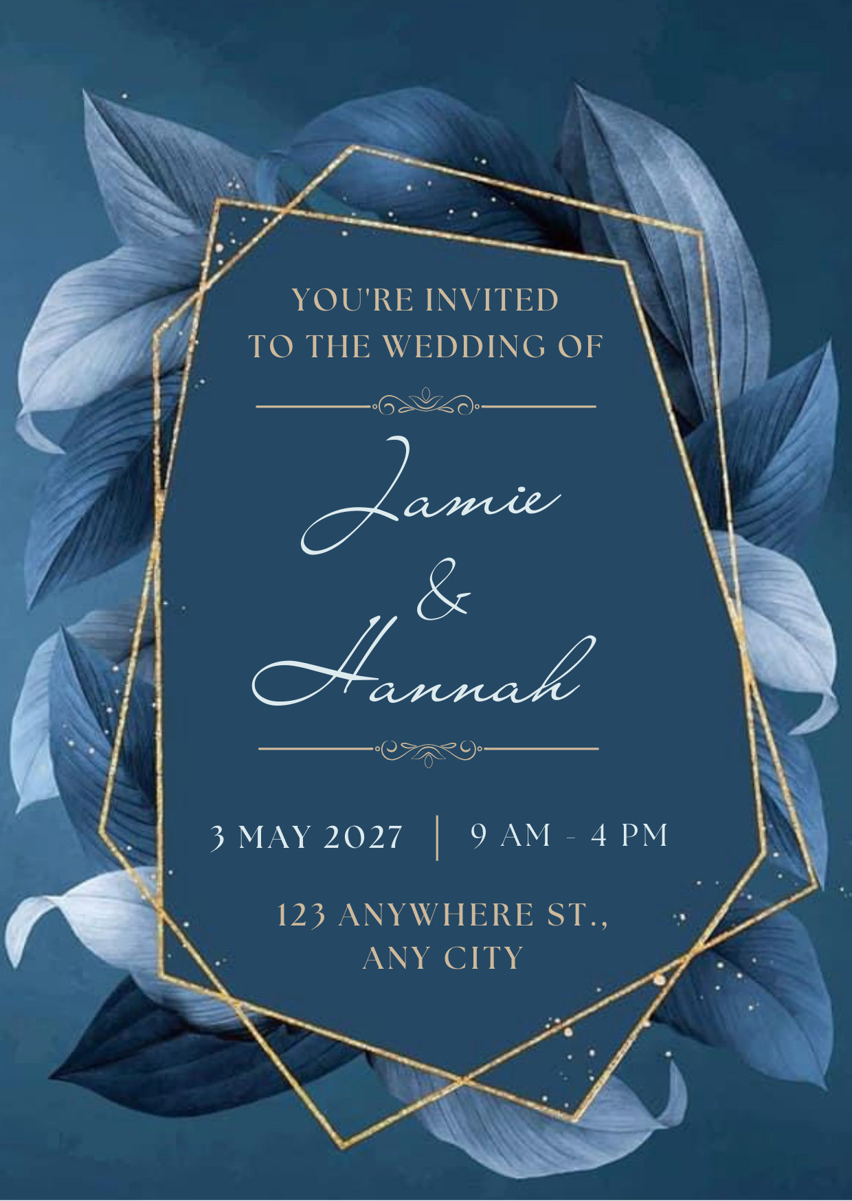 Elegant Wedding Invitation - Etsy