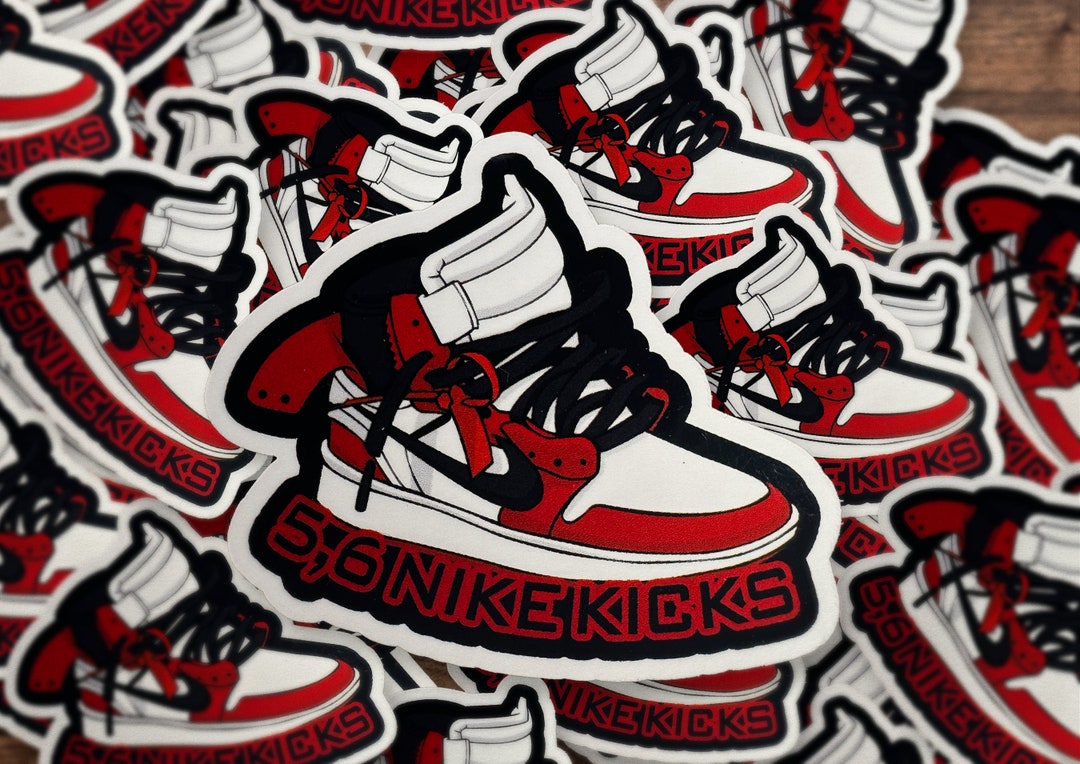 5,6 Nike Kicks, Vinyl Stickers, Boyfriend Gift, Girlfriend Gift ...