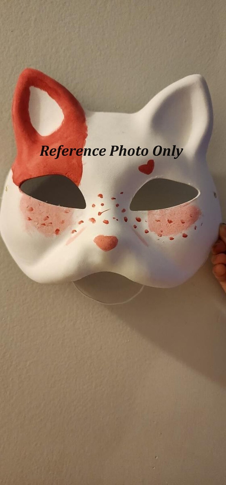 Customizable Hand Painted Cat Animal Masks Masquerade Cosplay - Etsy