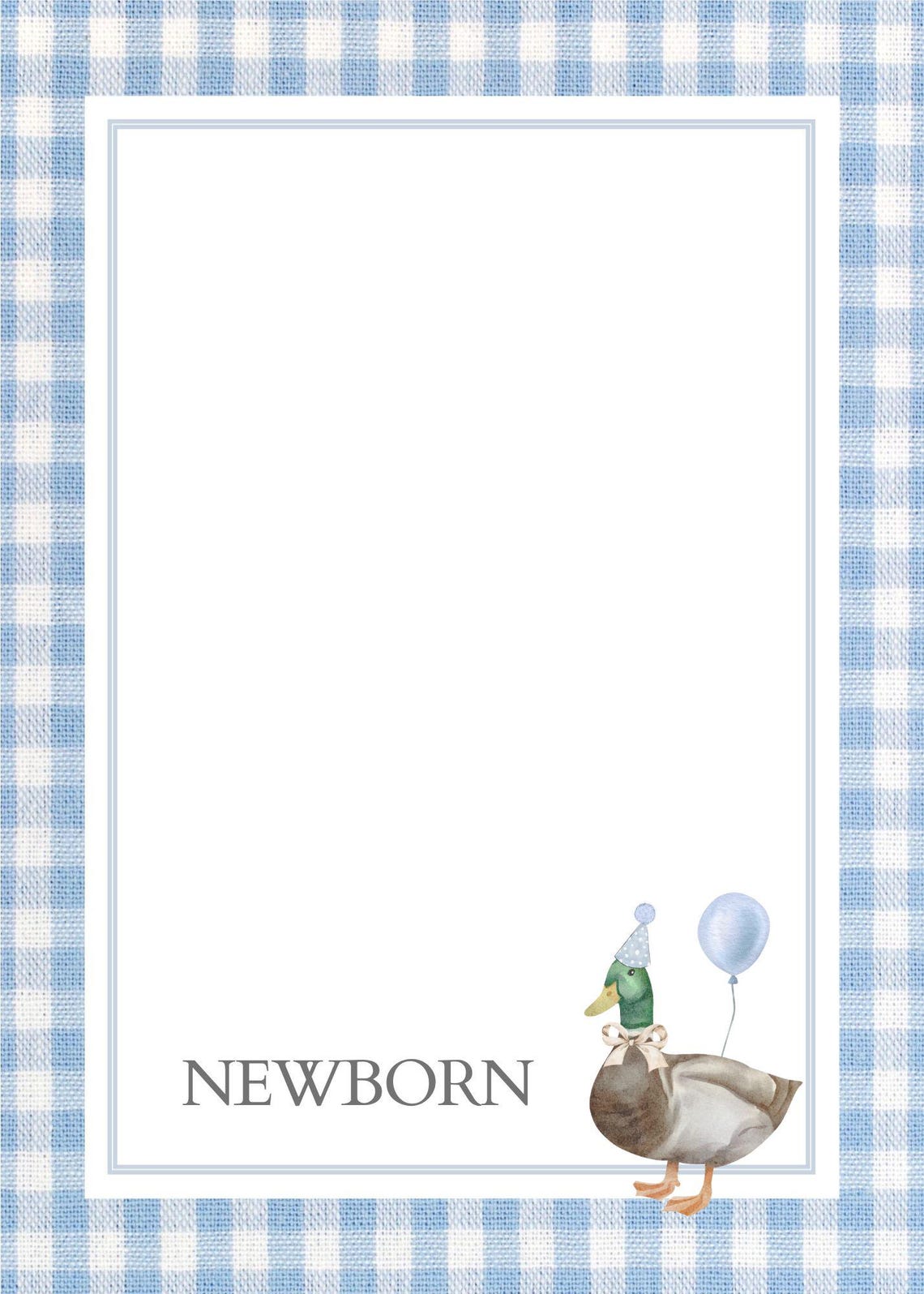 One Lucky Duck Monthly Picture Banner Template, First Birthday Duck ...
