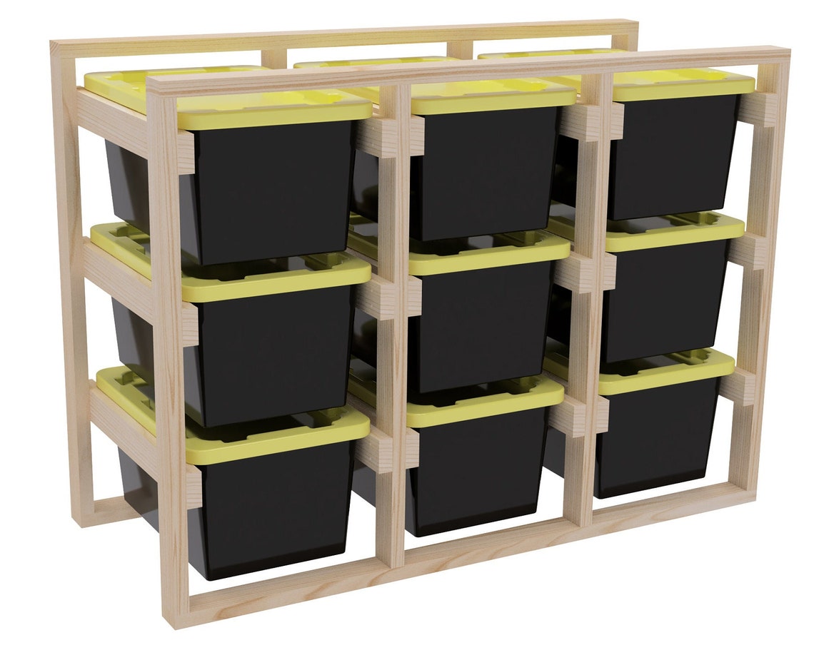 3X3 Storage Tote Organizer Lowe's - Project Source Commander - Etsy