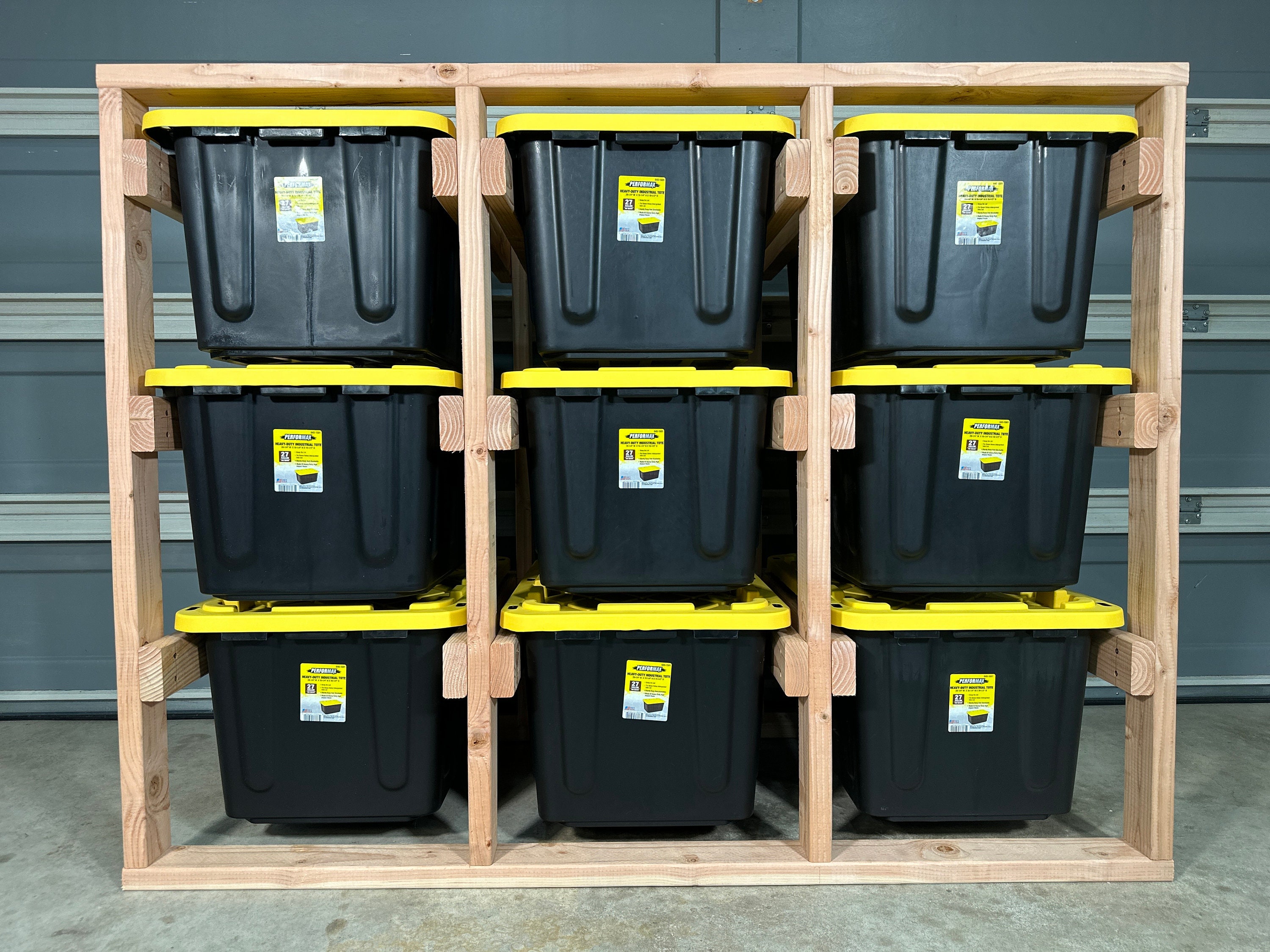 3X3 Storage Tote Organizer Lowe's - Project Source Commander - Etsy