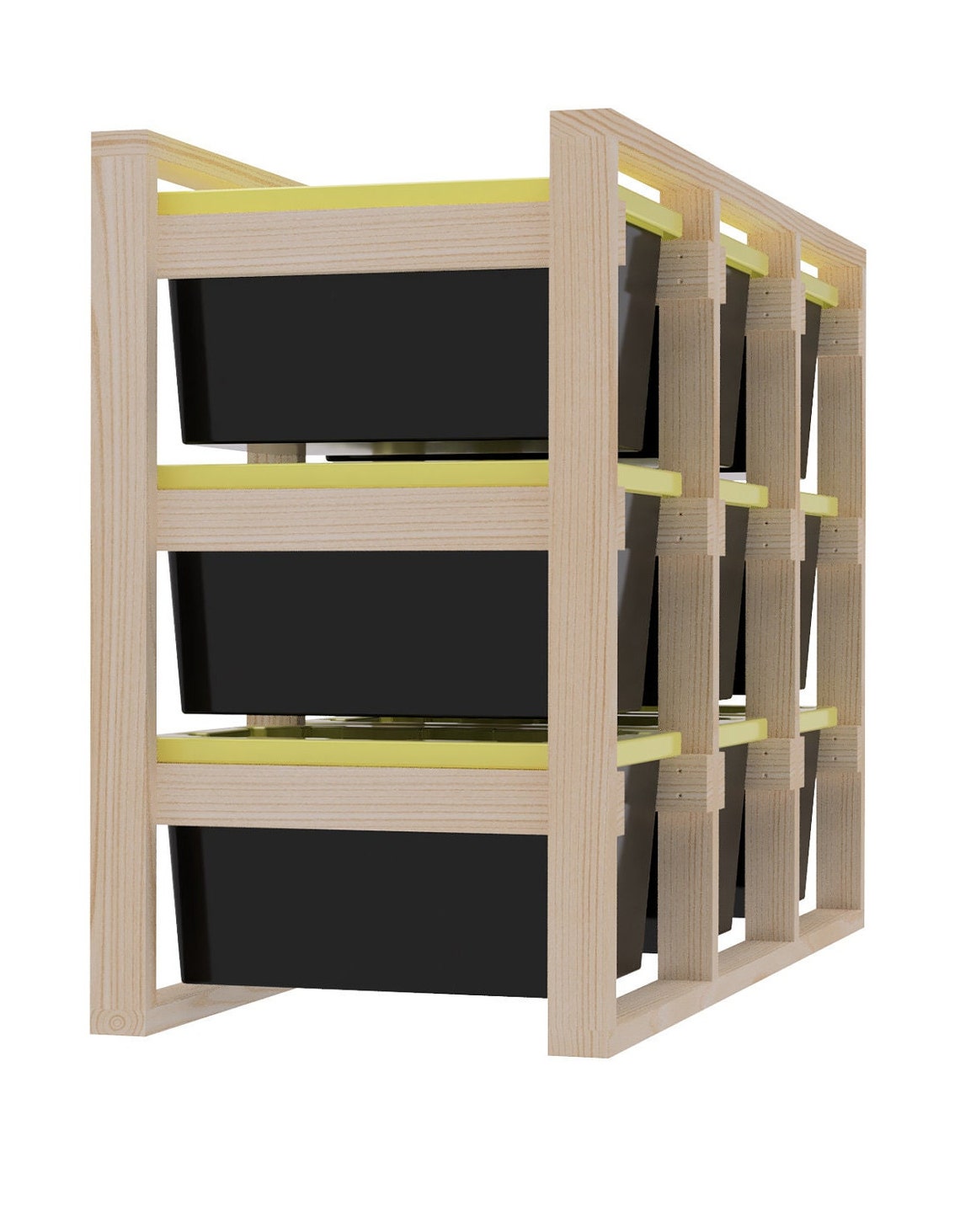 3X3 Storage Tote Organizer Lowe's - Project Source Commander - Etsy