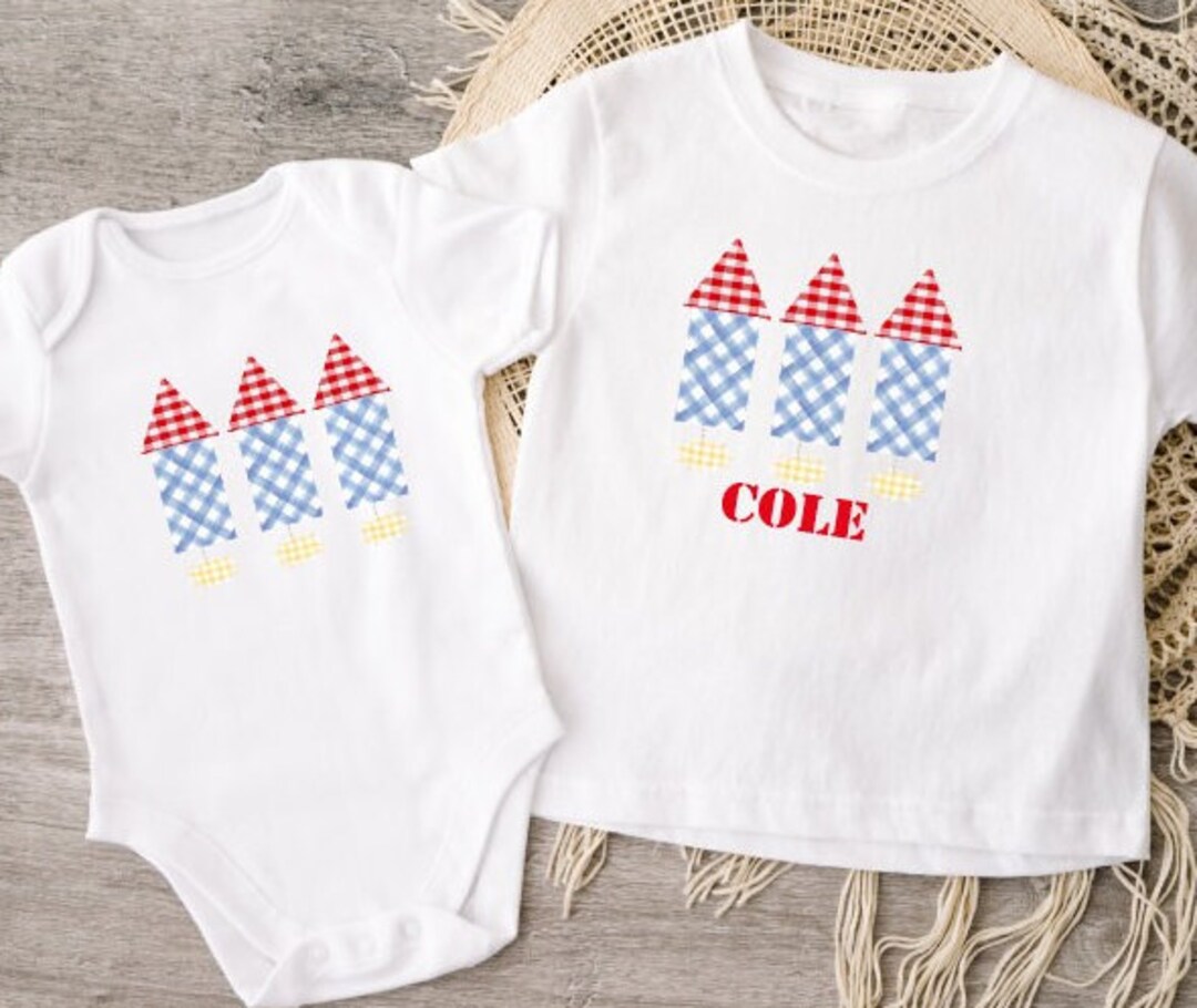 Plaid Rockets HTV, 4th of July Htv, Summer Htv, Custom HTV, Fair Htv ...