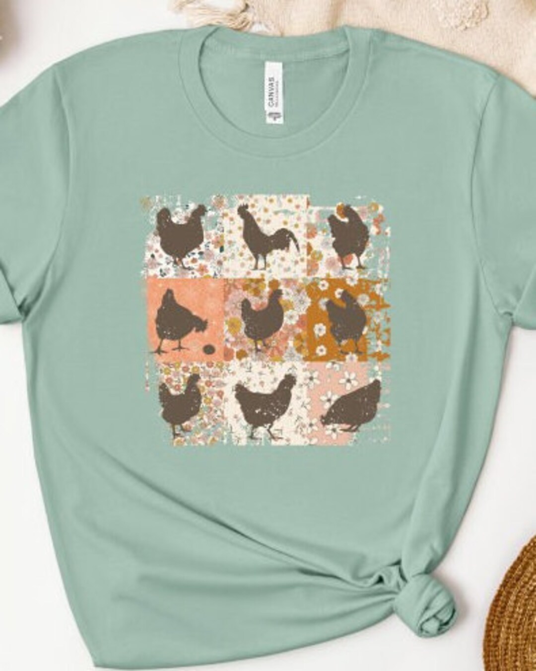 Vintage Chickens Htv, Chickens Htv , Htv Transfer, DIY Transfers, - Etsy