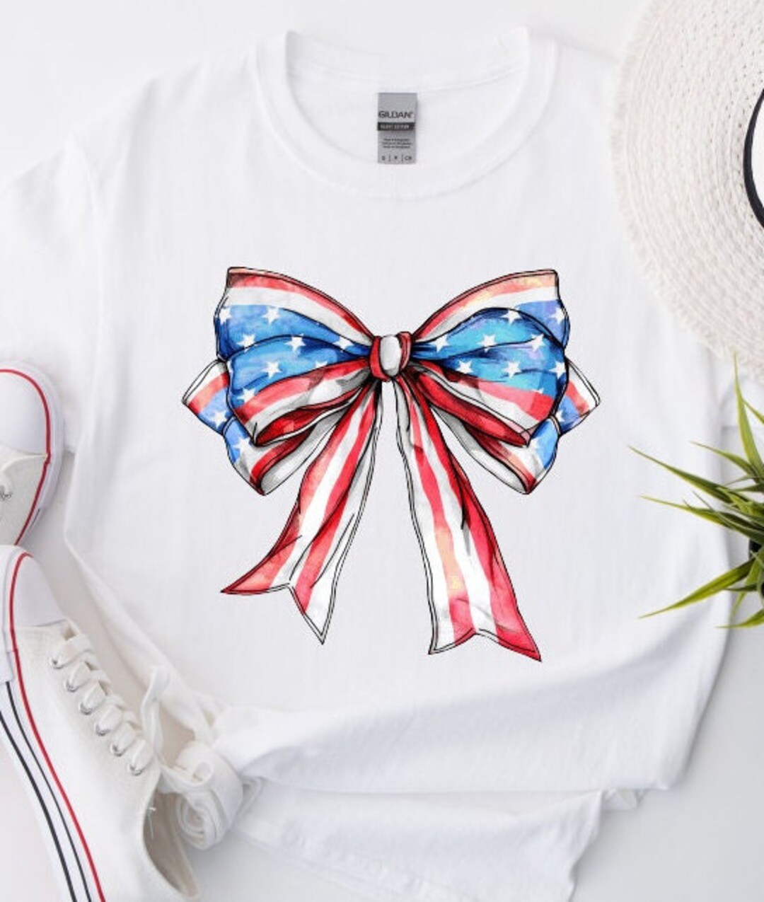 Patriotic Bow Htv, America HTV, Red White Blue Htv, 4th of July Htv ...
