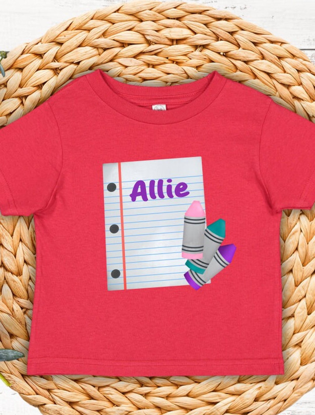 Girly Crayon Trio With Paper Name HTV, Back to School Htv, School Year ...