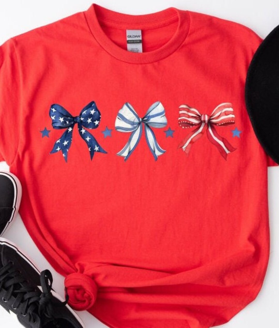 Patriotic Bow Trio Htv, America HTV, Red White Blue Htv, 4th of July ...