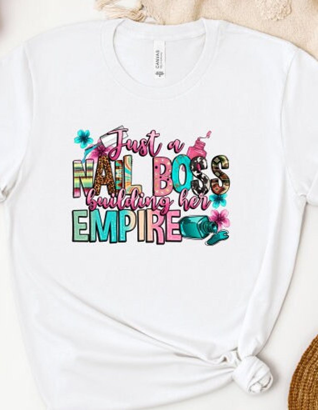 Just A Nail Boss Building Her Empire HTV, Occupation Htv Vinyl, Htv ...