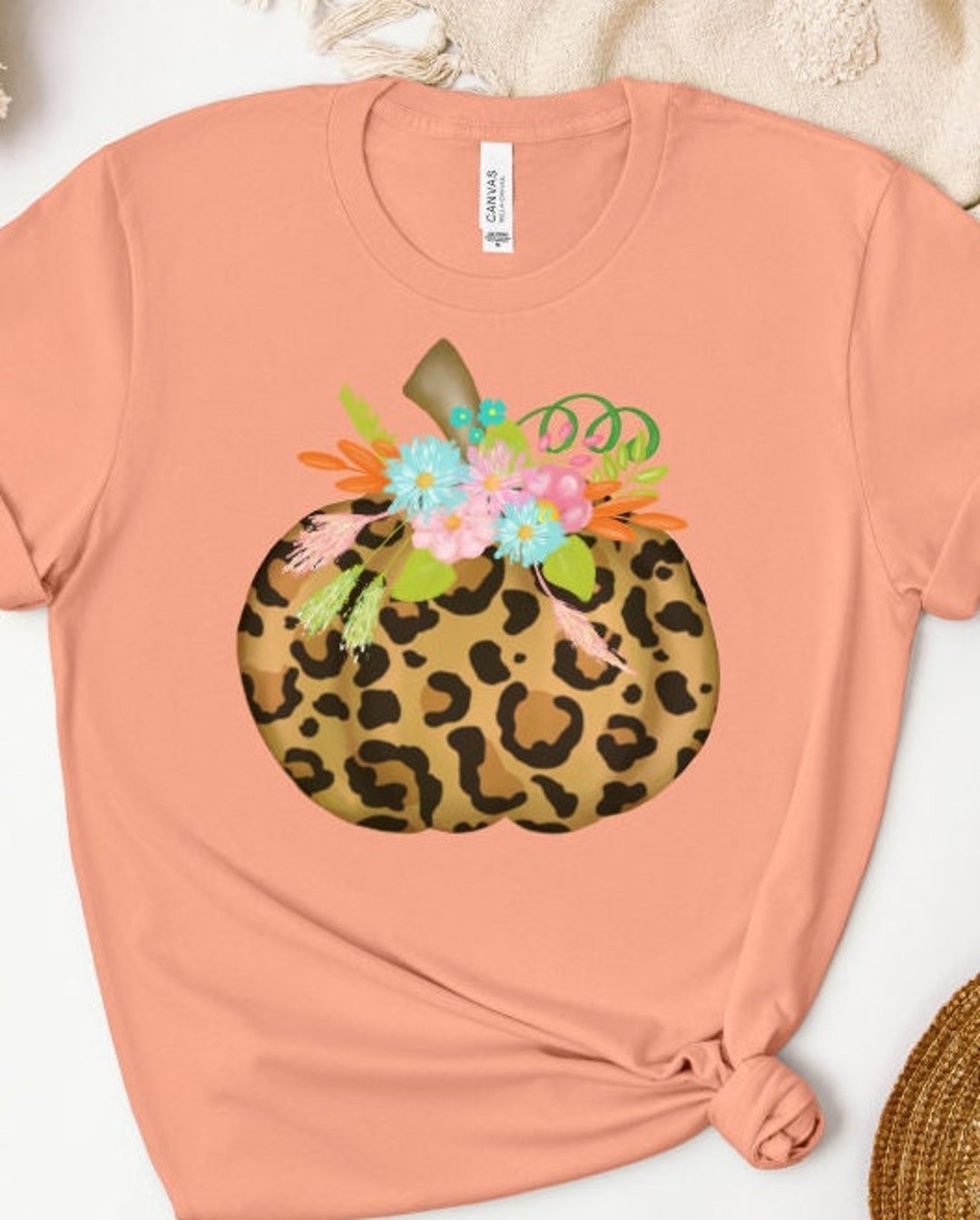 Floral Cheetah Pumpkin Htv, Floral HTV, Cheetah Pumpkin Htv, Halloween ...