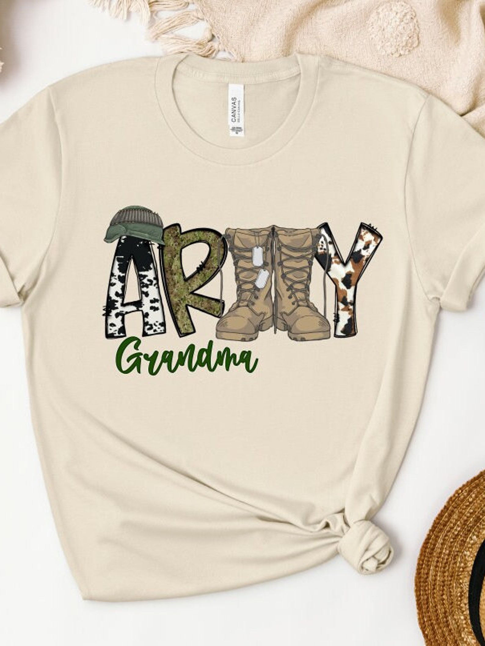 Army Grandma Htv, Grandma HTV, Htv Transfer, DIY Transfers, - Etsy