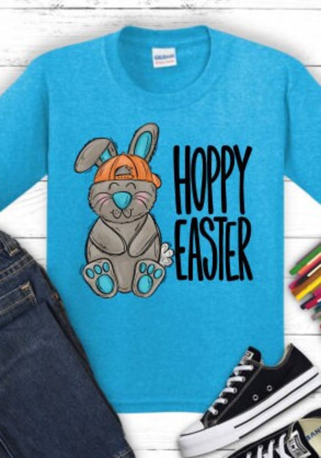 Hoppy Easter HTV, Easter Rabbit Boy Htv, Easter Htv, HTV Vinyl, Htv ...
