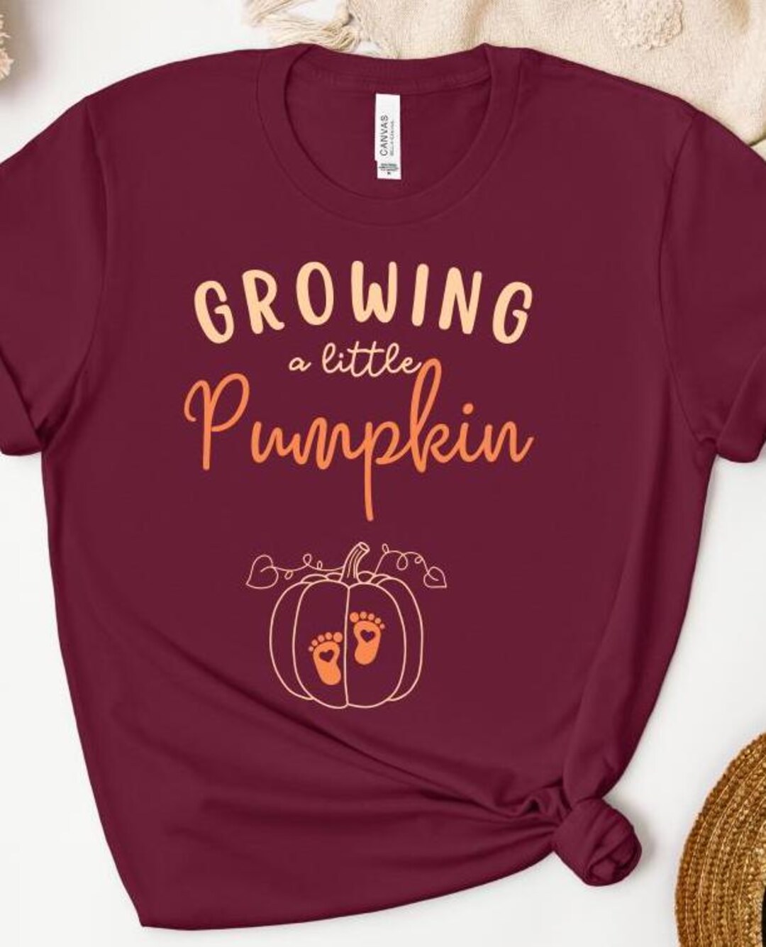 Growing A Little Pumpkin HTV, Fall Maternity Announcement HTV ...