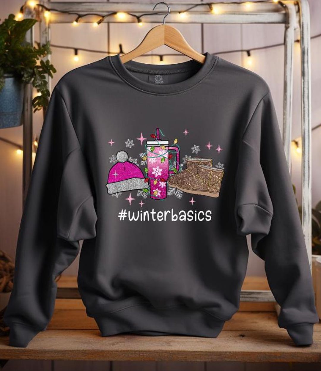 Sparkly Winter Basics Htv, Cozy Eveyday Shirt Htv , Christmas Shirt Htv ...