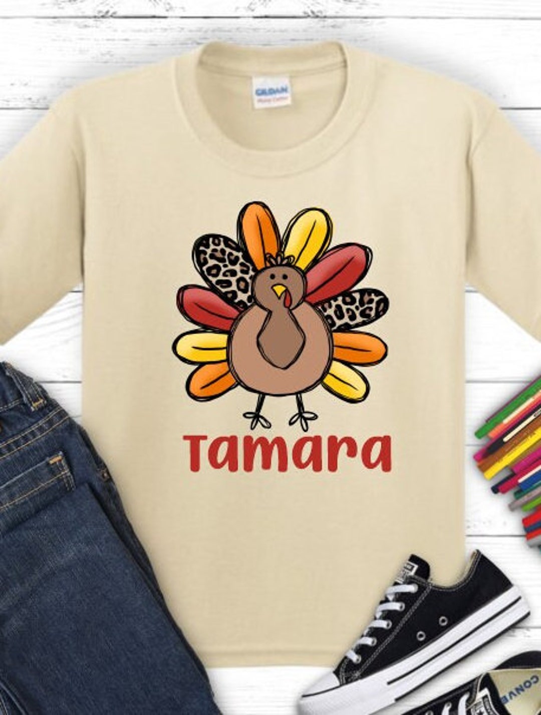 Cheetah Turkey HTV, Turkey Htv, Fall Htv, Custom HTV, Personalized Htv ...