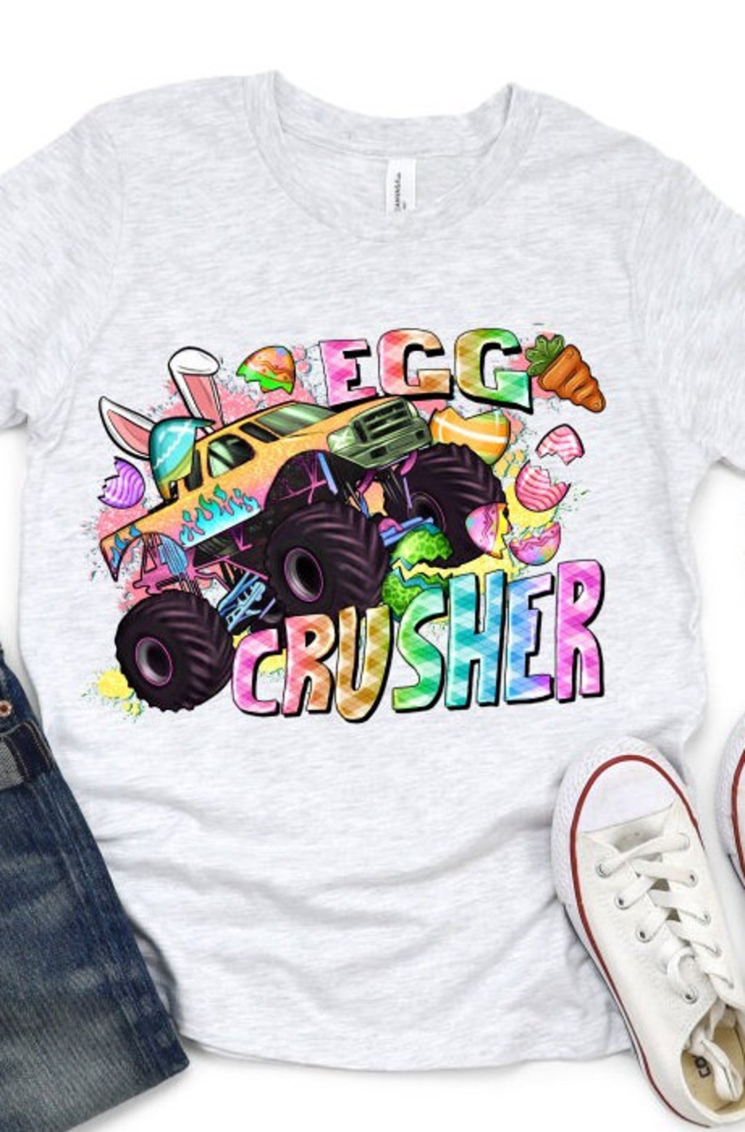 Truck and Eggs Htv, Monster Truck HTV, Easter Htv, HTV Vinyl, Htv ...