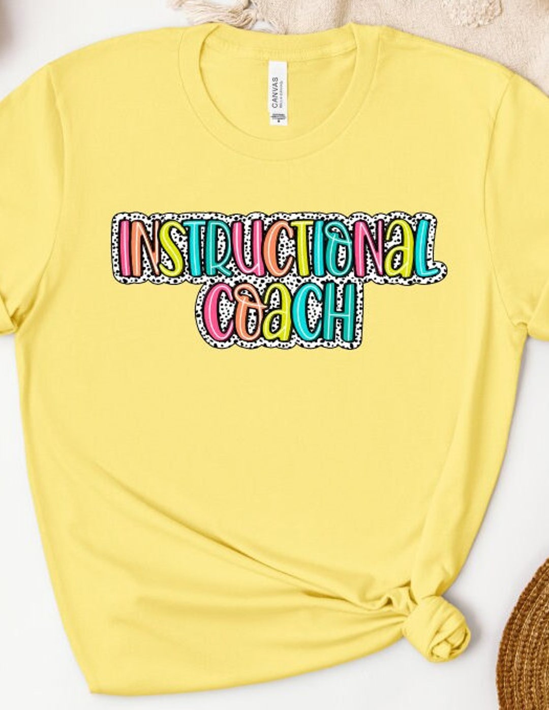 Instructional Coach Bright Doodle HTV, Dalmatian Dots HTV, Occupation ...