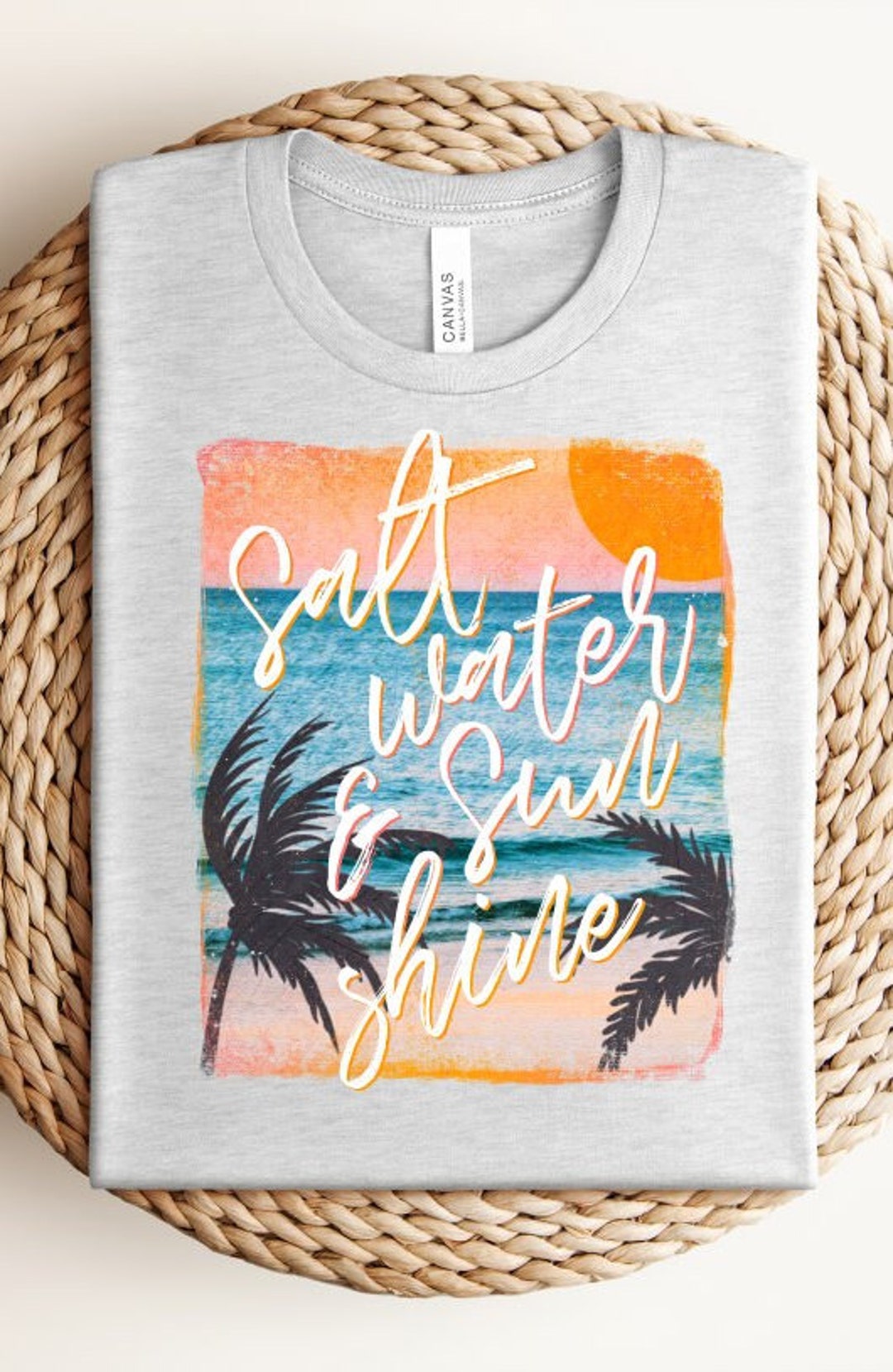 Salt Water and Sun Shine HTV, Beach HTV, Ocean Htv, Htv Vinyl, Htv ...