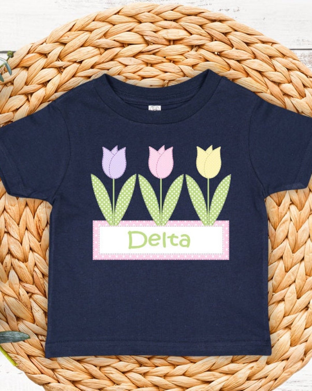 Girls Tulip Garden HTV, Flowers Htv, Summer Htv, Custom HTV, Htv Vinyl ...