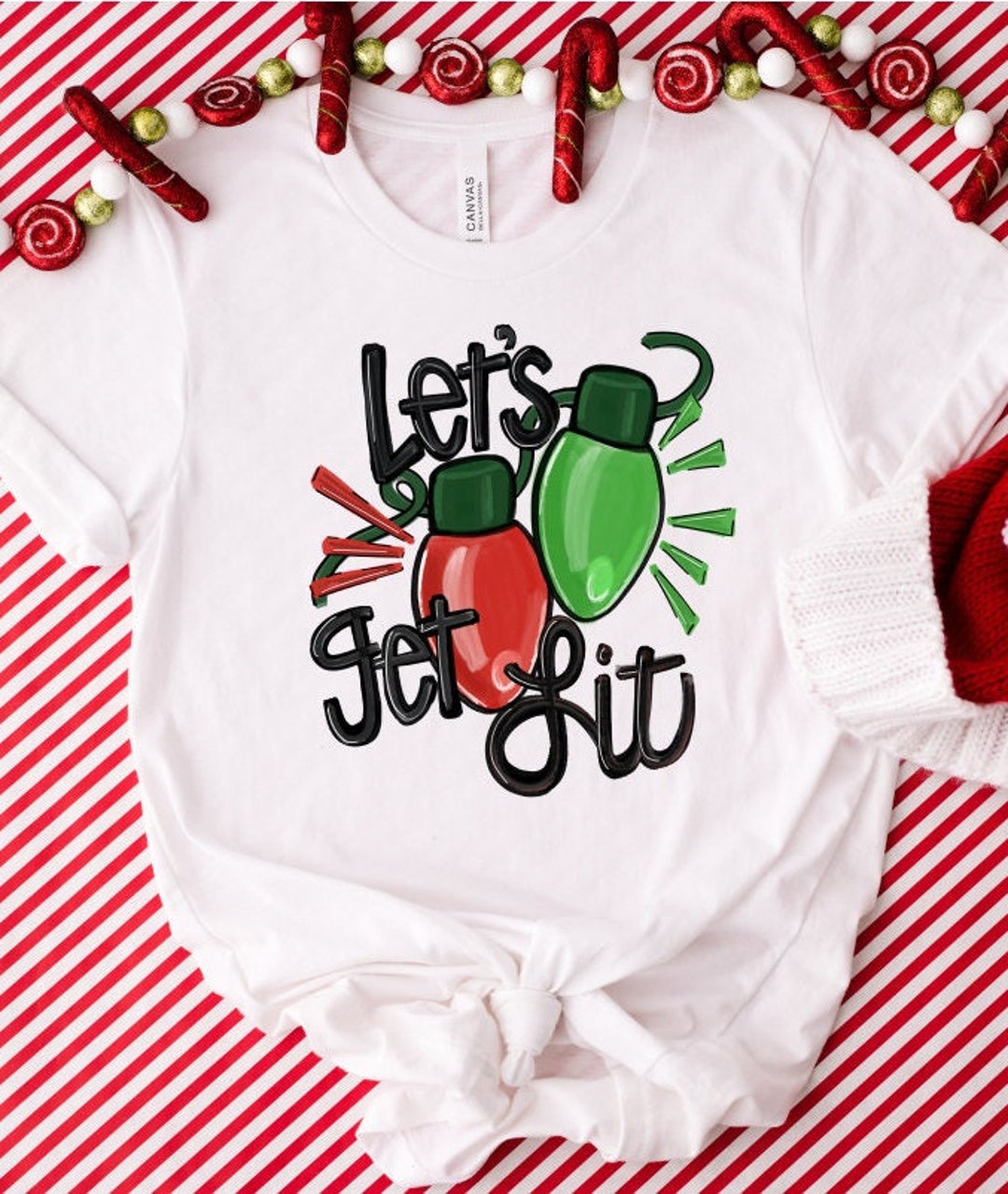 Let's Get Lit Htv, Christmas Lights HTV, Holiday HTV, Winter Vibes Htv ...