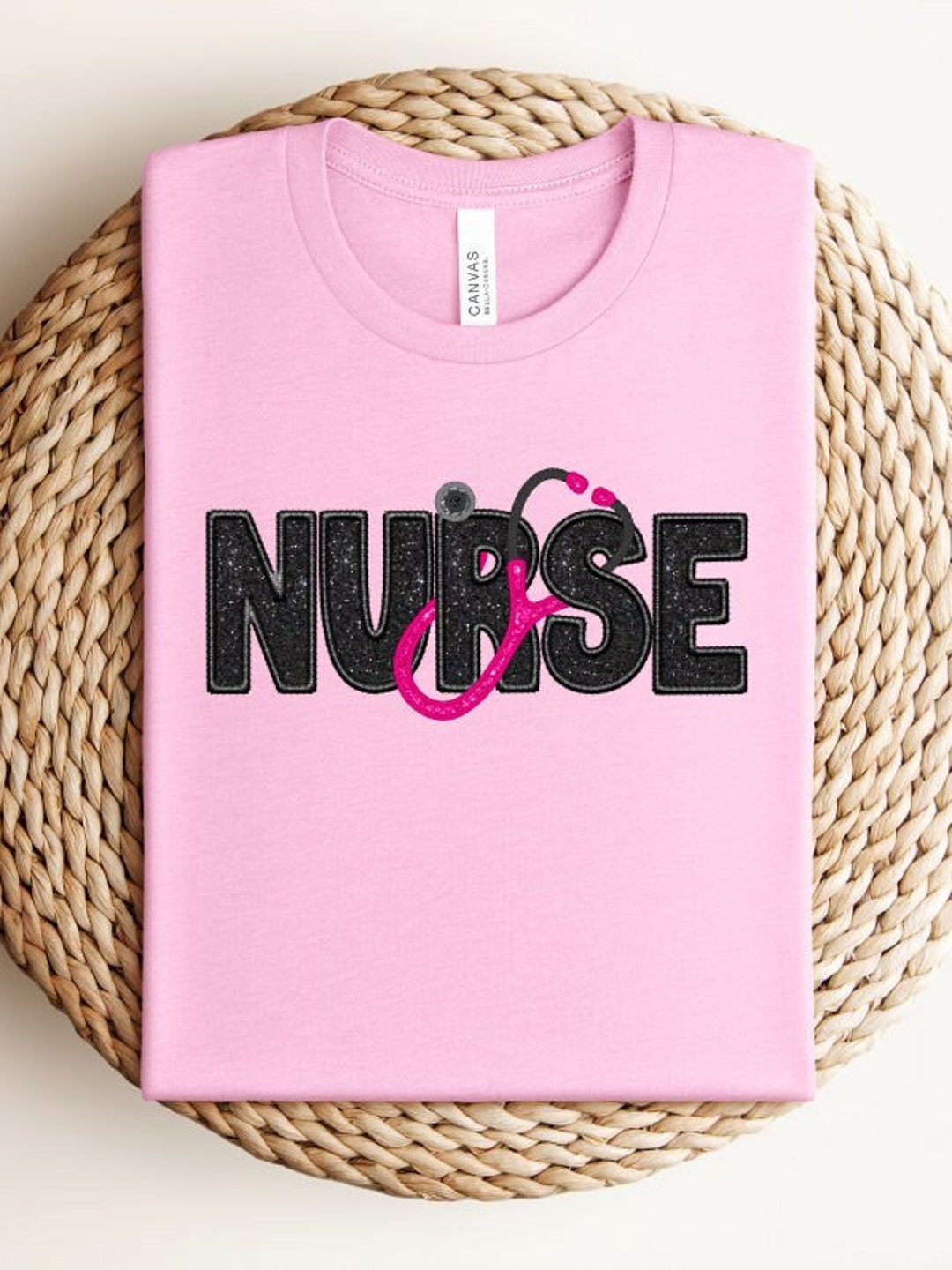 Faux Sequins Nurse HTV, Occupation Htv Vinyl, Htv Transfer, DIY ...