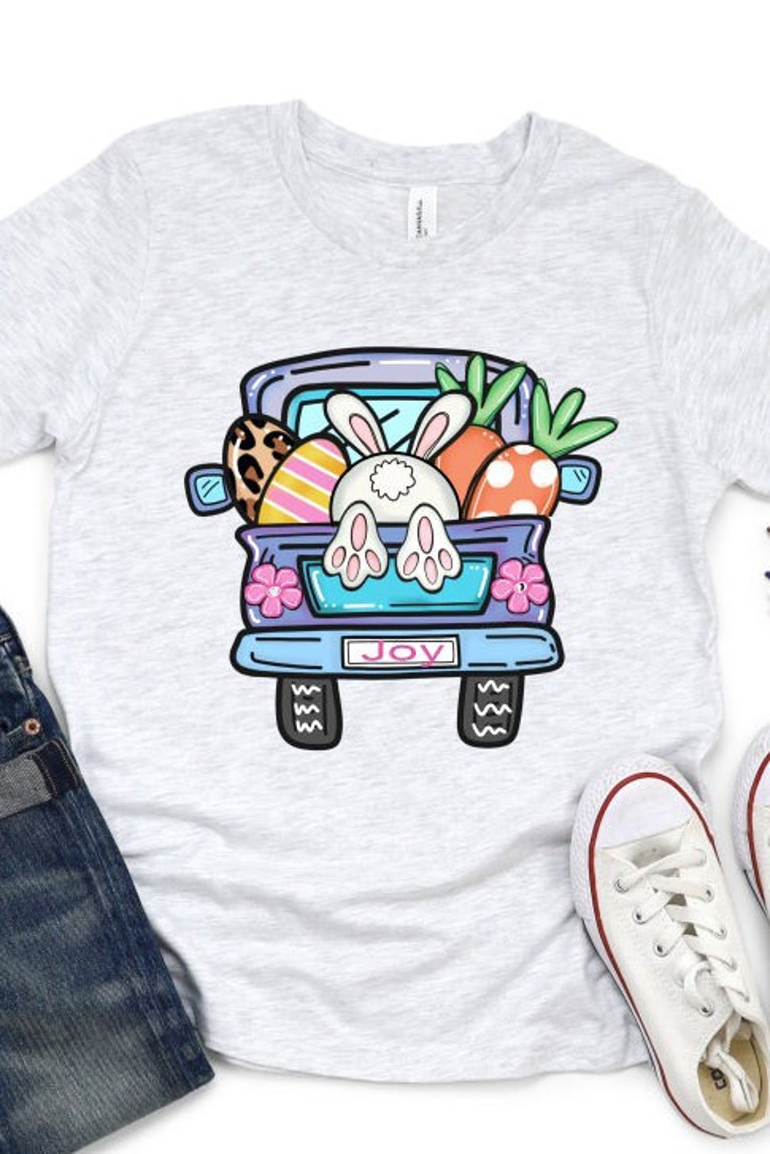 Easter Truck Bunny Monogram HTV, Spring Bunnies Htv, Custom HTV, Summer ...