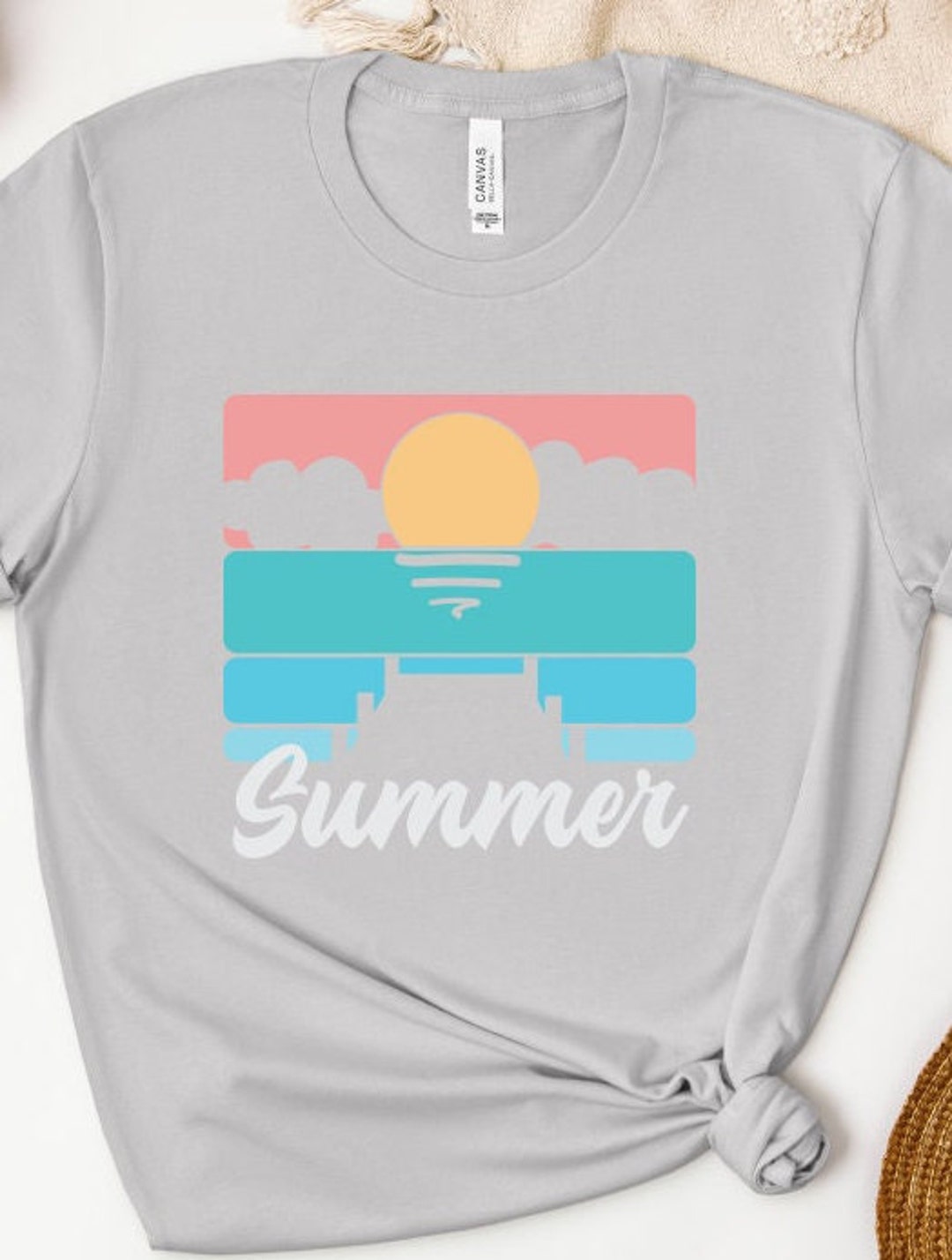 Retro Summer Sunset Htv, Summer HTV Htv , Htv Transfer, DIY Transfers ...