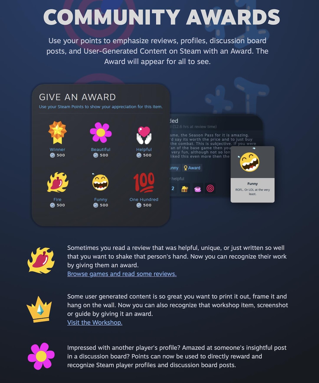 10 Sets Steam Community Rewards - Etsy