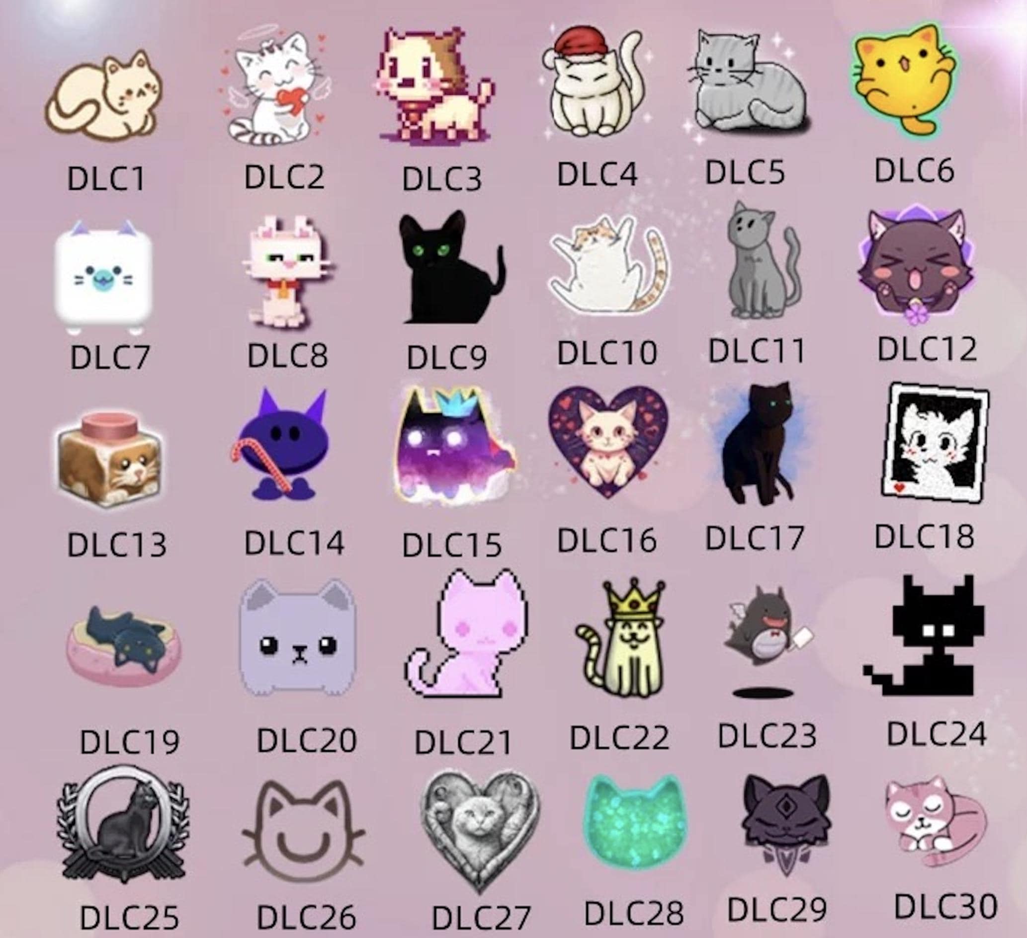 Steam Cute Cat Badges - Etsy