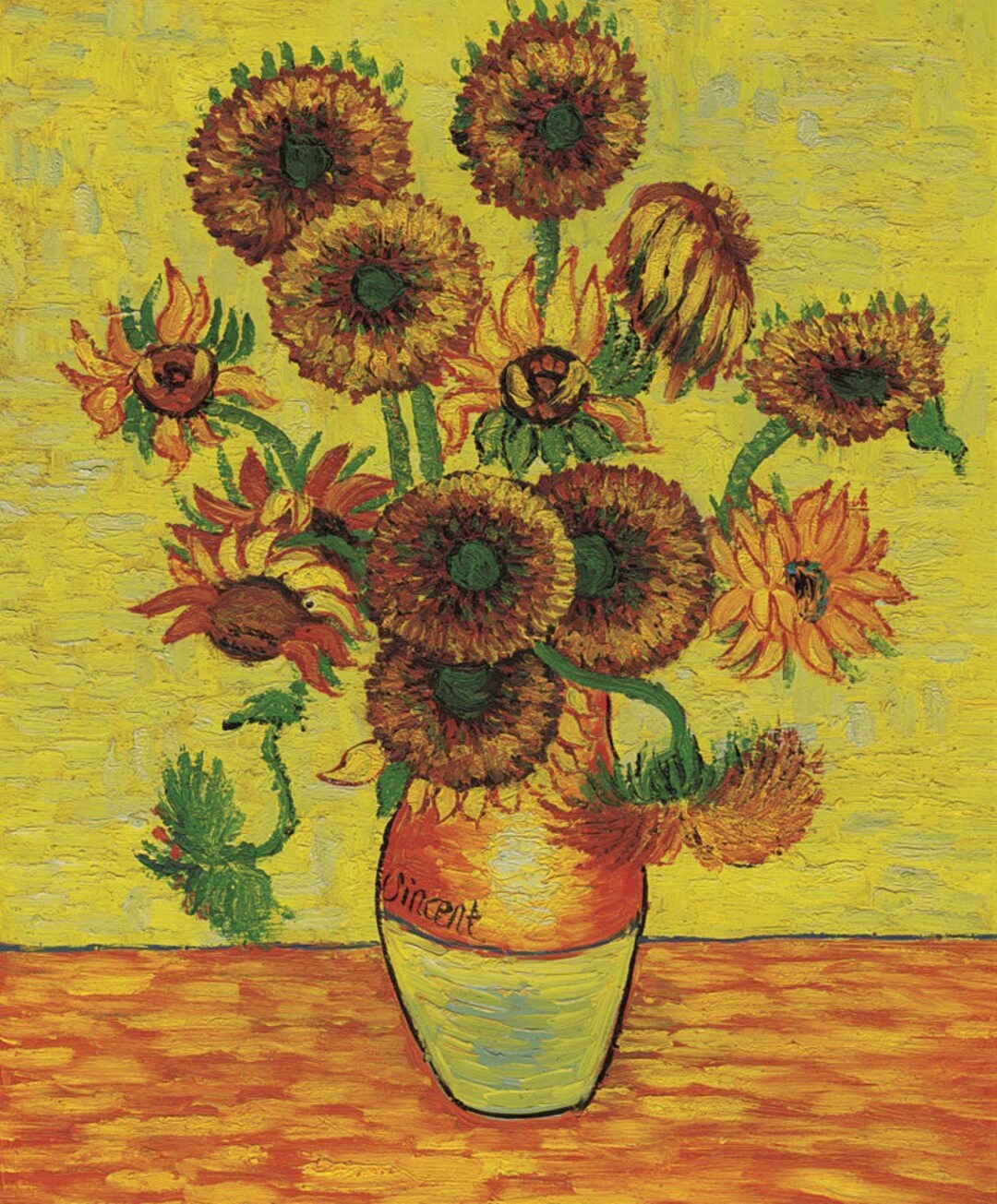 Vincent Van Gogh Sunflower Printable Digital Download High-definition ...