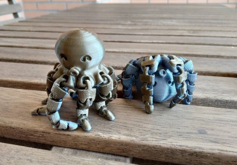 3D Print Files Stl Cute Mini Octopus - Etsy