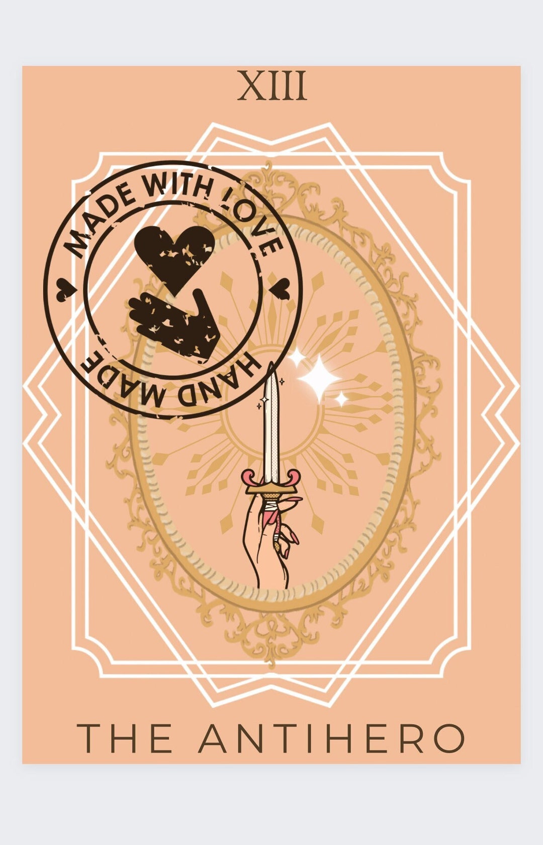 The Anti-hero: Taylor Swift Themed Tarot Card Print - Etsy