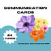 Communication Cards (autism, Neurodivergent, Anxiety, Aphasia, OCD ...