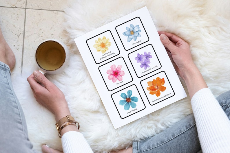 Communication Cards (autism, Neurodivergent, Anxiety, Aphasia, OCD ...