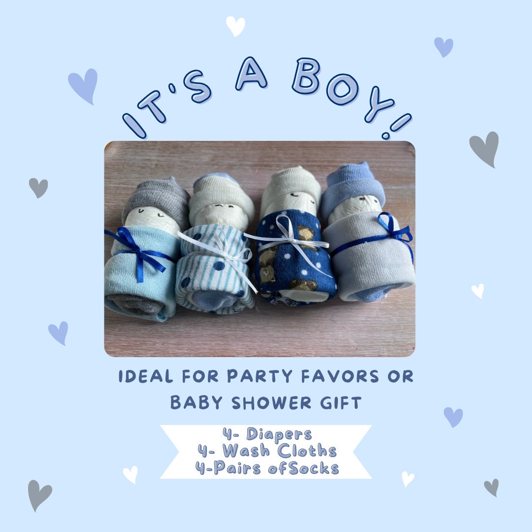 Diaper Baby Box Set four Baby Boy Diaper Gift Baby Shower Gift Party ...