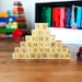Wood Alphabet Block Set With Numbers, Wooden Block Set, ABC Alphabet ...