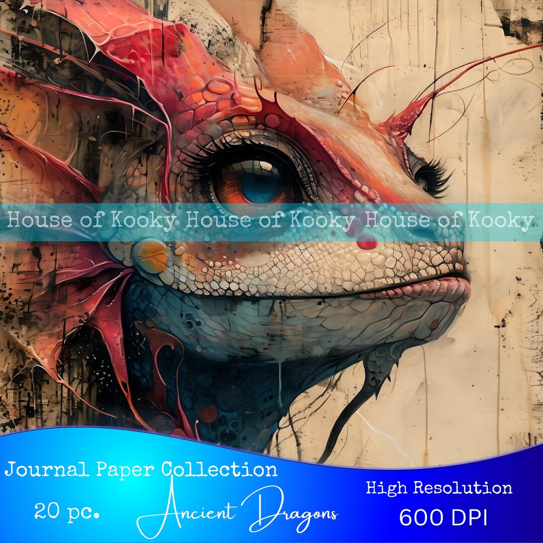 Bundle of 20 "ancient Dragon" Papers. Plus a Freebie. Digital ...