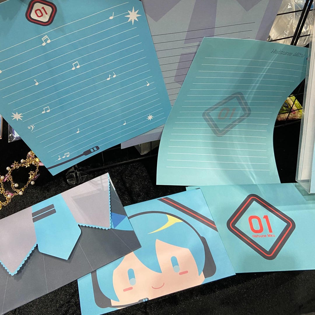 Hatsune Miku Inspired Letter Set - Etsy