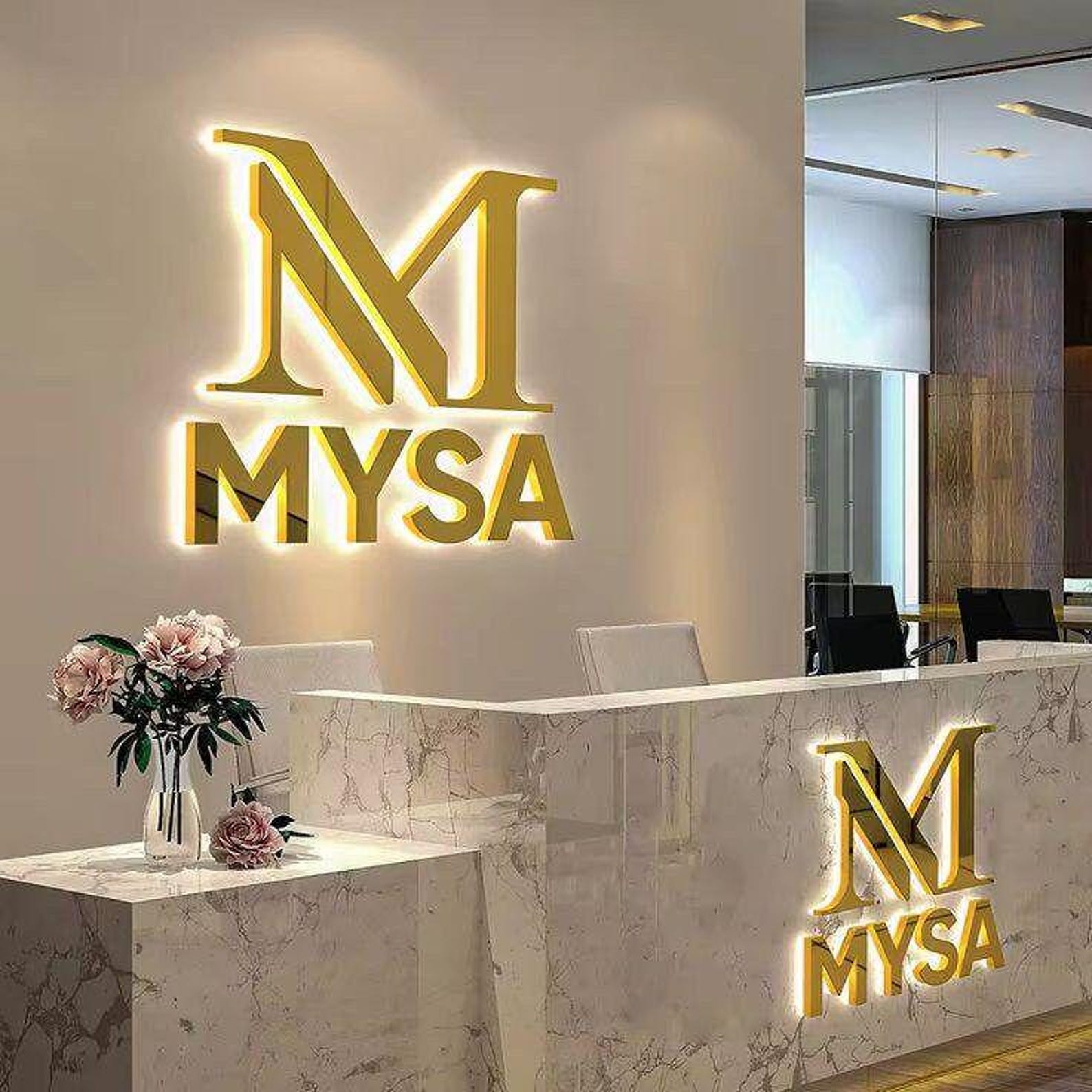 Custom Metal LED Signs –custom Logo Sign|backlit Letter Sign for ...
