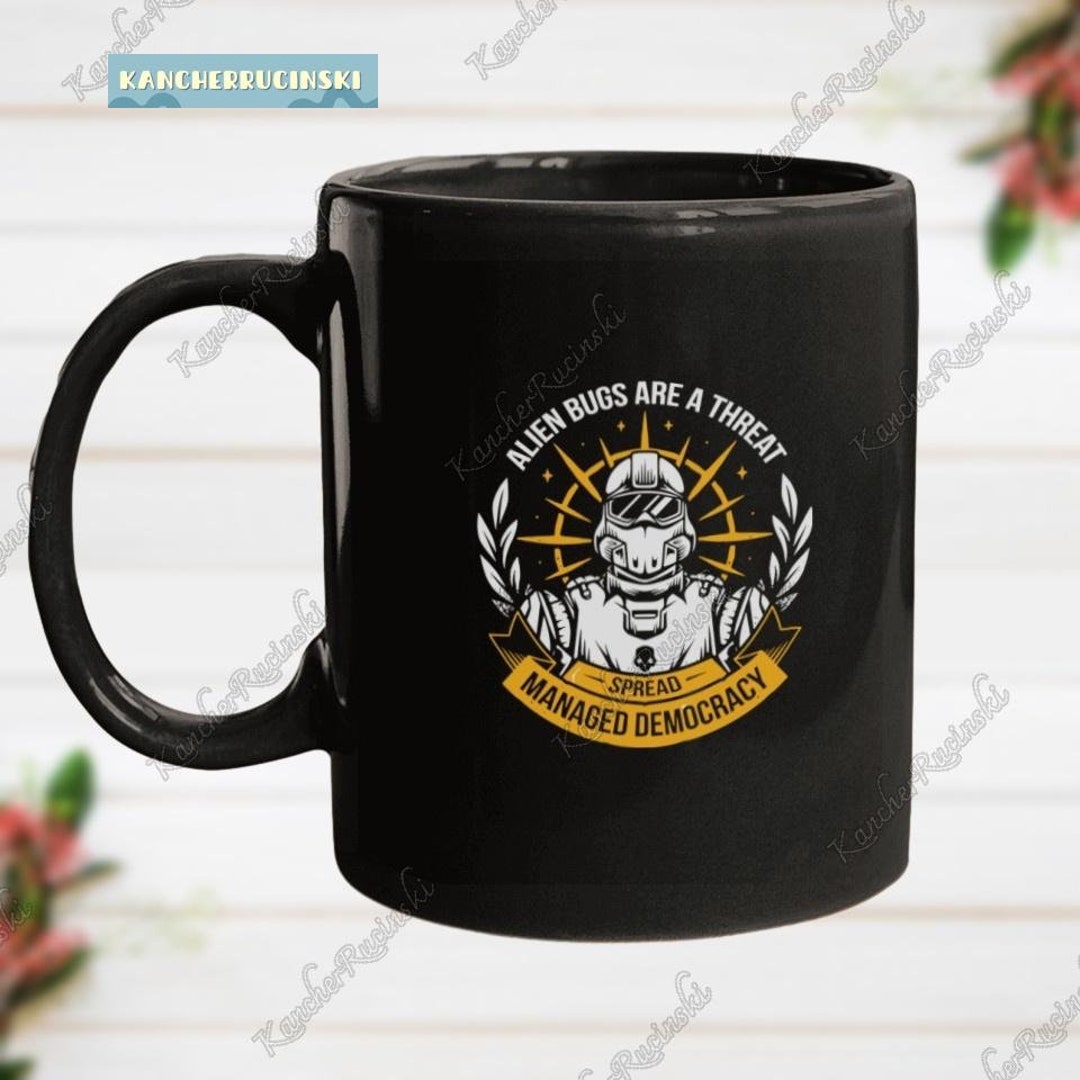 Helldivers 2 Ceramic Mug, Helldivers 2 Liber-tea Coffee Mug 11 Oz ...