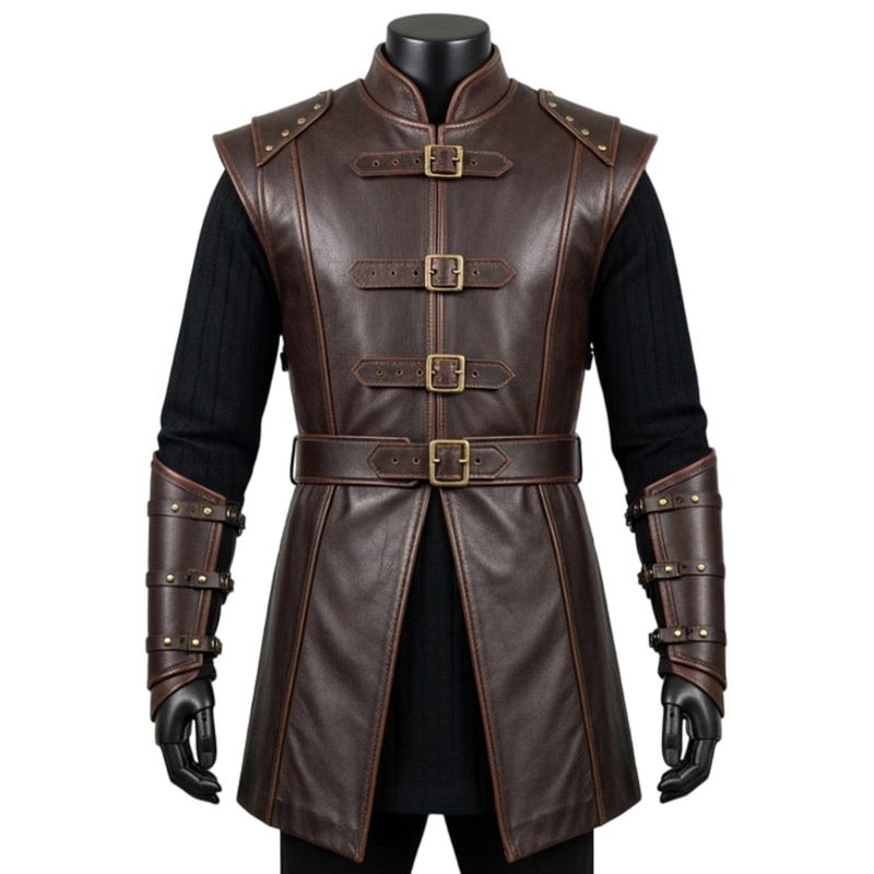 Leather Jerkin - Etsy
