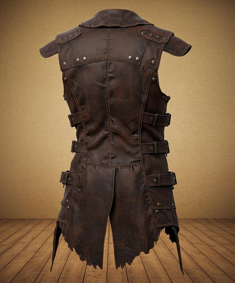 Medieval Leather Armor Vest | Viking LARP Battle Warrior Cosplay ...