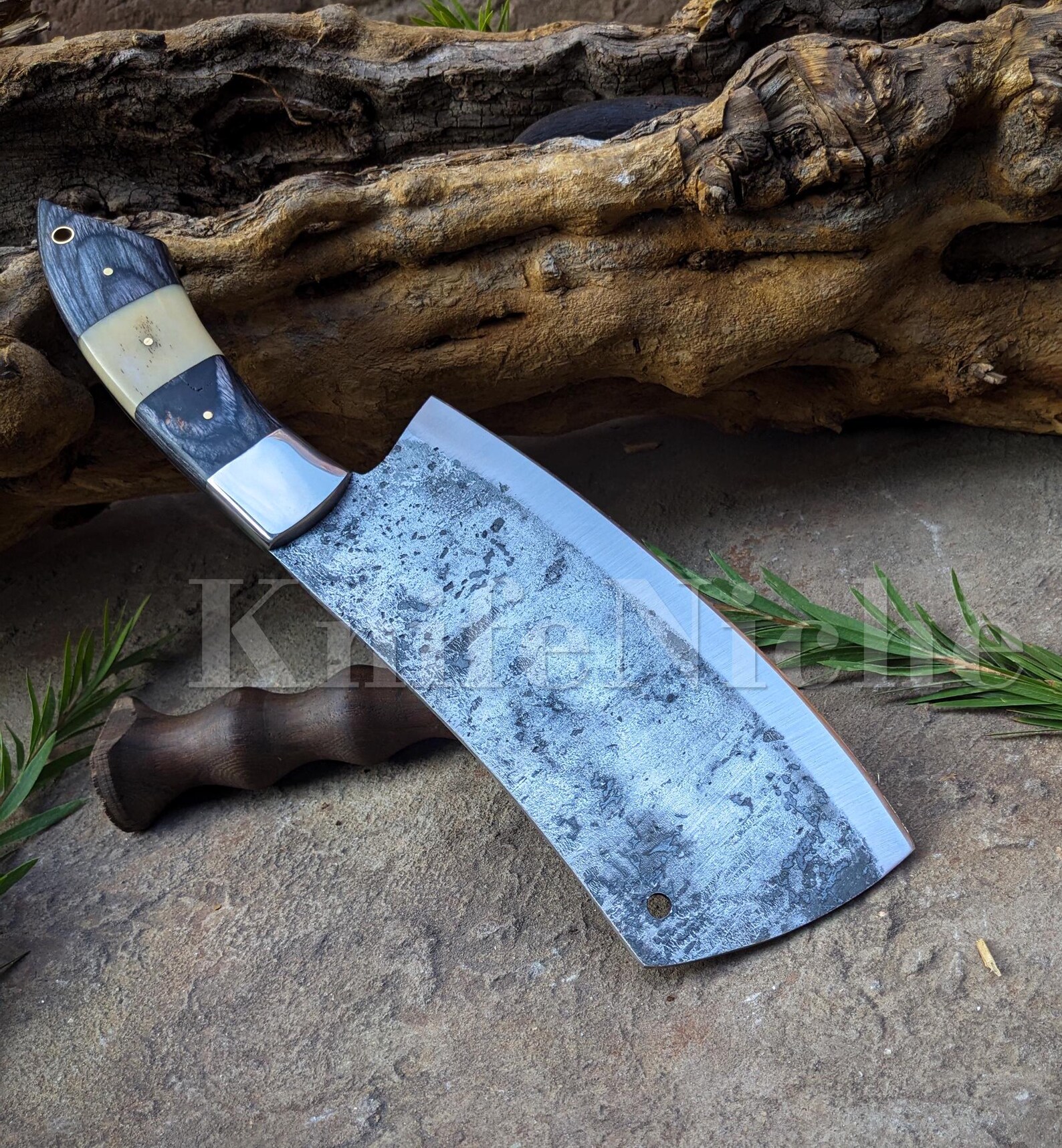 Cleaver Blade Handmade Kitchen Cleaver, Heavy Duty Forged Thick Blade ...