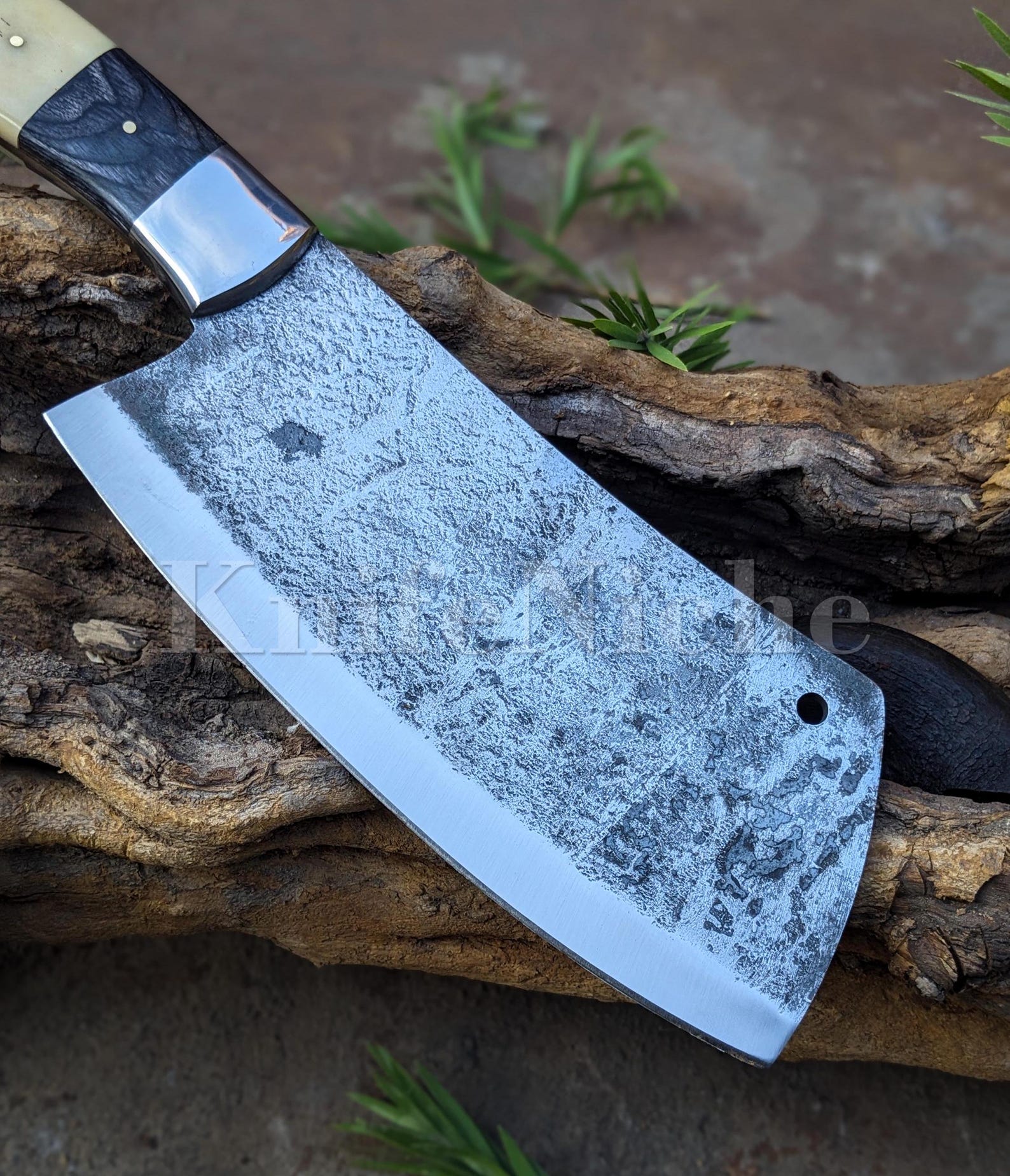 Cleaver Blade Handmade Kitchen Cleaver, Heavy Duty Forged Thick Blade ...